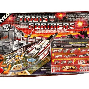 TRANSFORMERS G1 Hasbro Tyco - Electric Train Battle Set MISB MOC 1985 ...