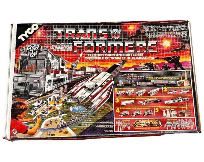 TRANSFORMERS G1 Hasbro Tyco - Electric Train Battle Set MISB MOC 1985 ...