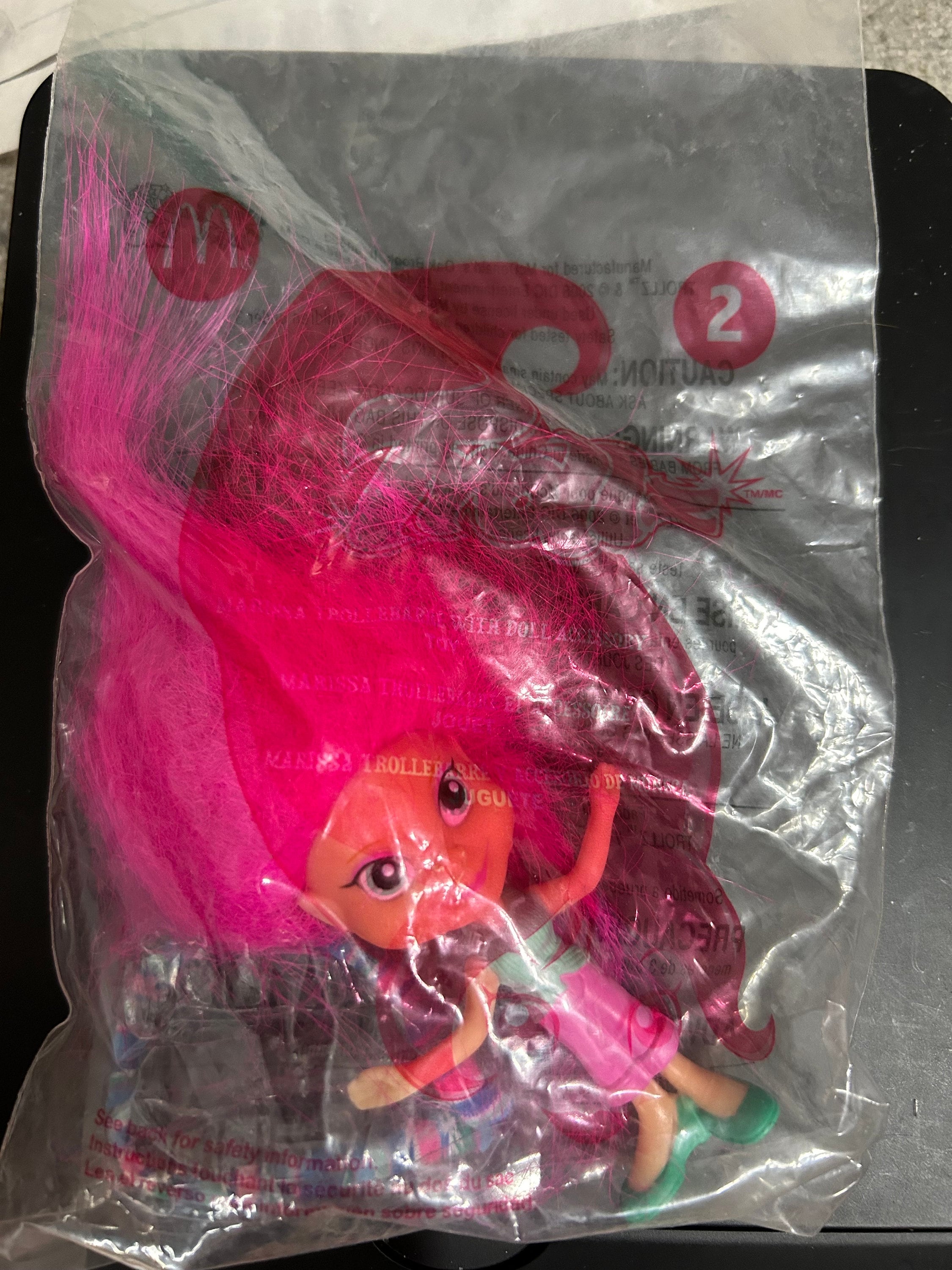 2006 Mcdonalds Happy Meal Trollz Toy Marissa Troll Doll #2 Pink Hair - Etsy