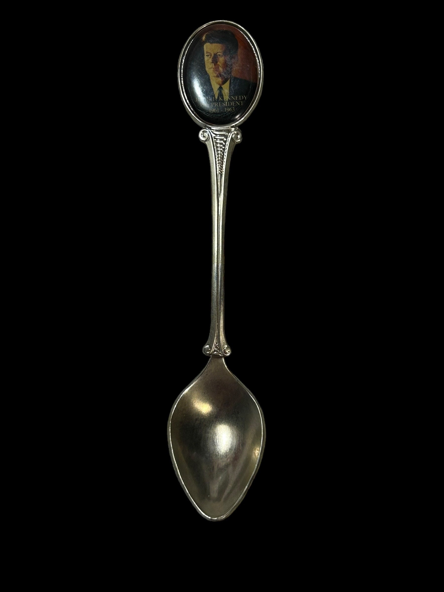 Vintage John F Kennedy 35th President Collectors Souvenir Memento Spoon ...