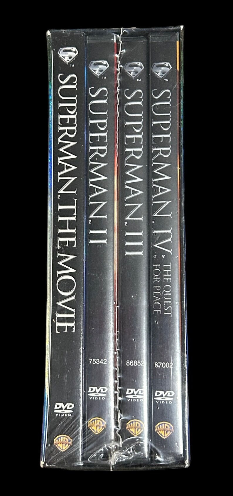 The Christopher Reeve Superman Movies 1-4, 6 Disc DVD New in Package DC ...