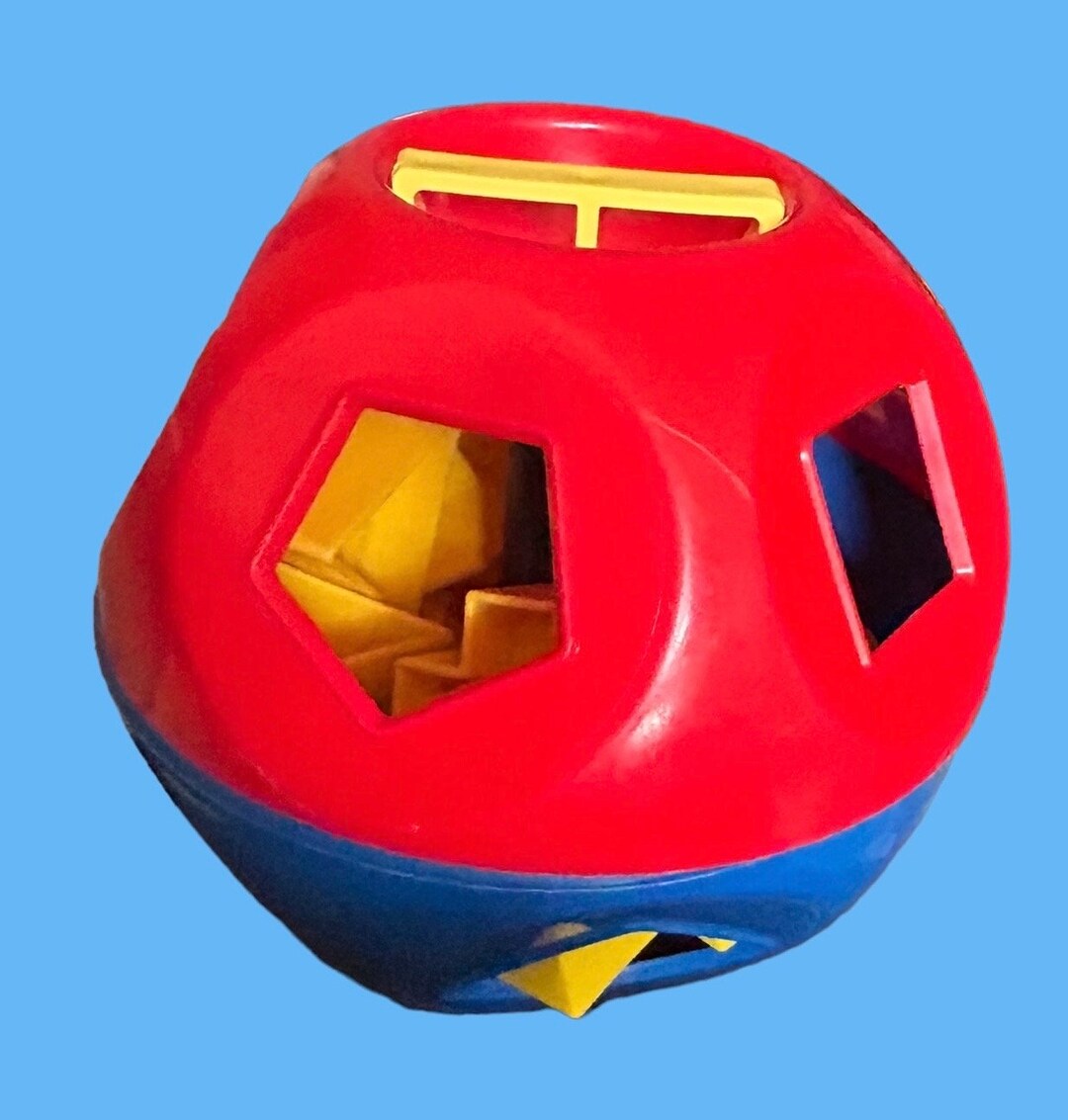 Retro Vintage Tupperware Shape O Ball Toddler Toy - Etsy