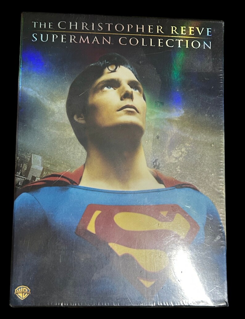The Christopher Reeve Superman Movies 1-4, 6 Disc DVD New in Package DC ...