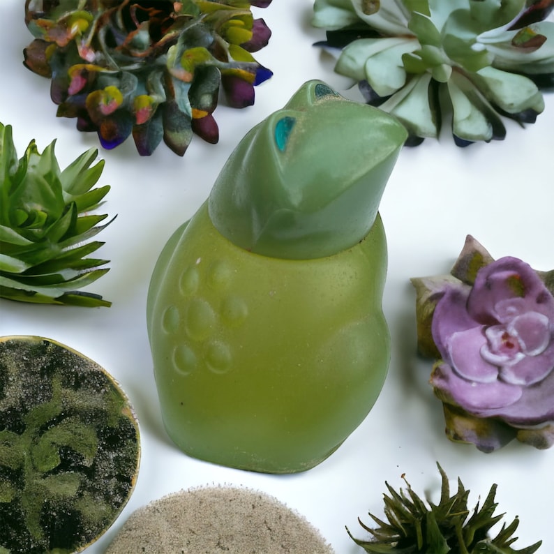 Vintage AVON emerald Prince Frog Sweet Honesty Cologne 1 Oz Full - Etsy