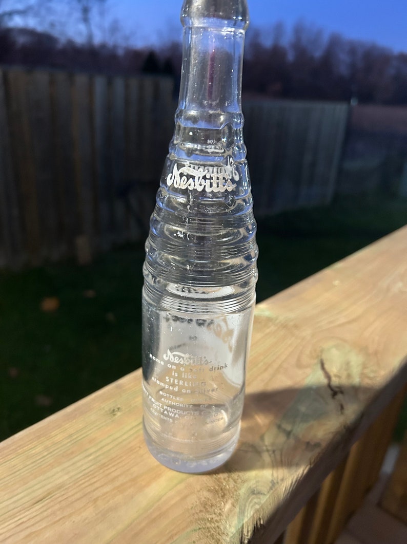 Rare Collectible NESBITT'S Soda Bottle ACL 10oz Ottawa Canada Orange - Etsy