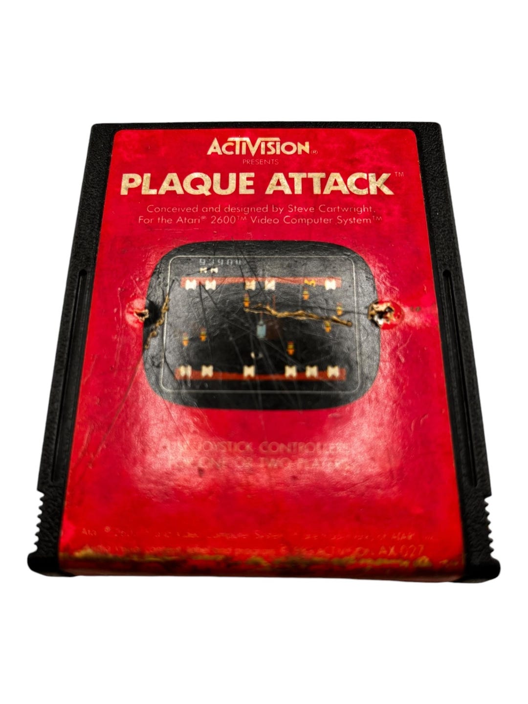 Vintage Atari Game Plaque Attack Game Atari 2600, Game Cartridge ...