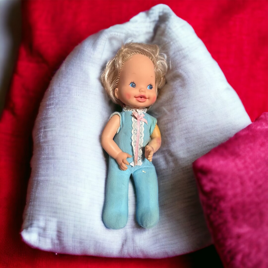 1981 Rare Vintage Mattel Bye Bye Diapers Doll 15" Tall Pull String Doll ...