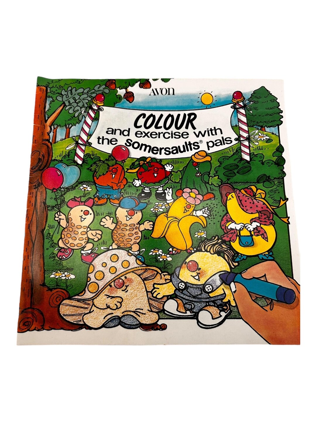 Vintage Avon Colouring Book - Etsy