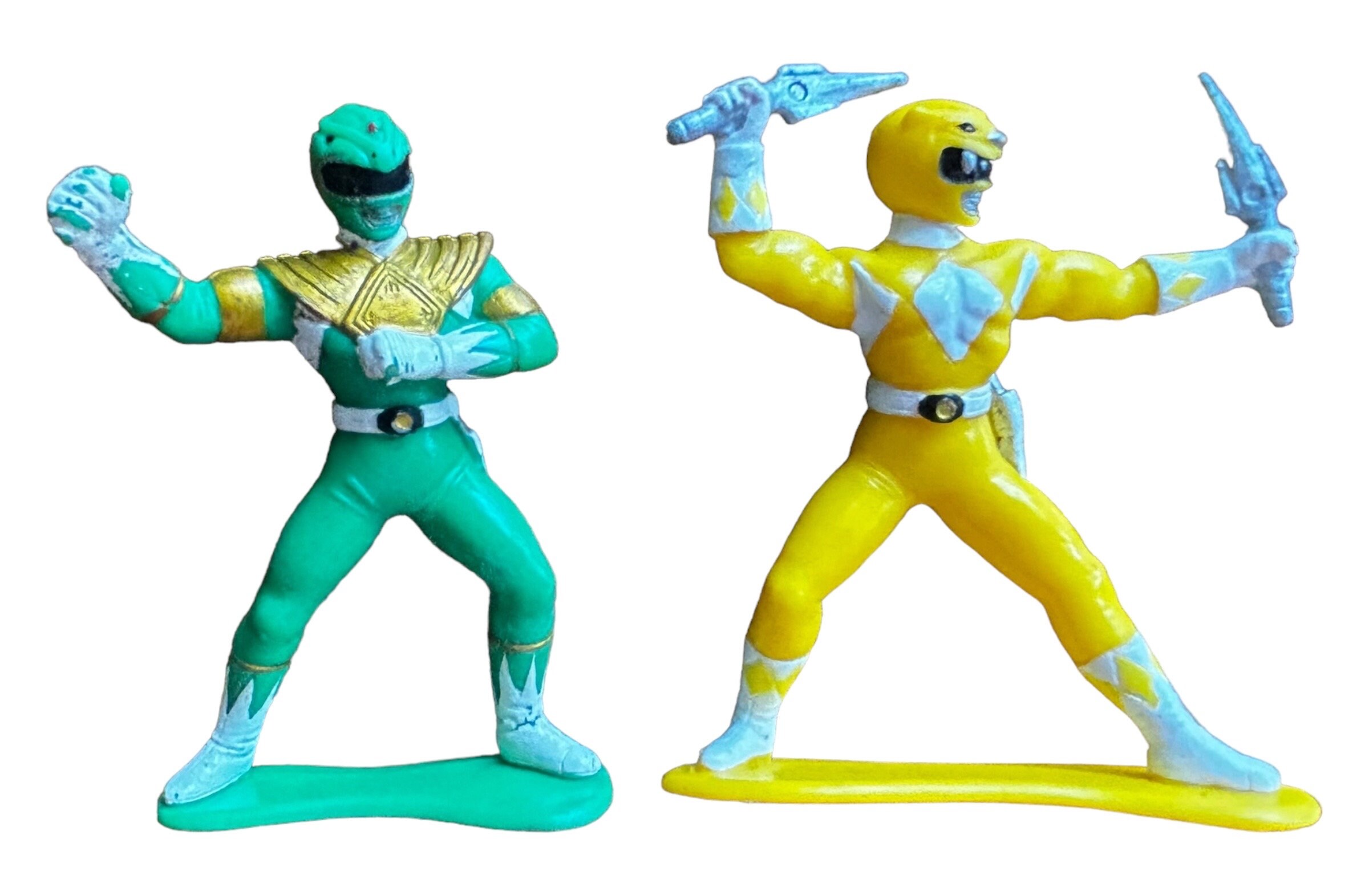 Bandai Power Rangers Yellow Ranger Green Ranger Trini Figure 1993 ...