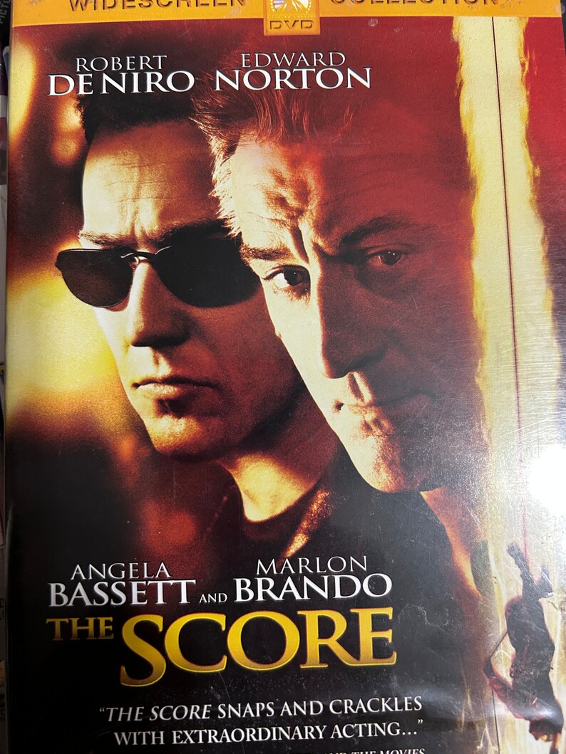 The Score 2001 DVD Widescreen Collection Robert Deniro Edward Norton - Etsy