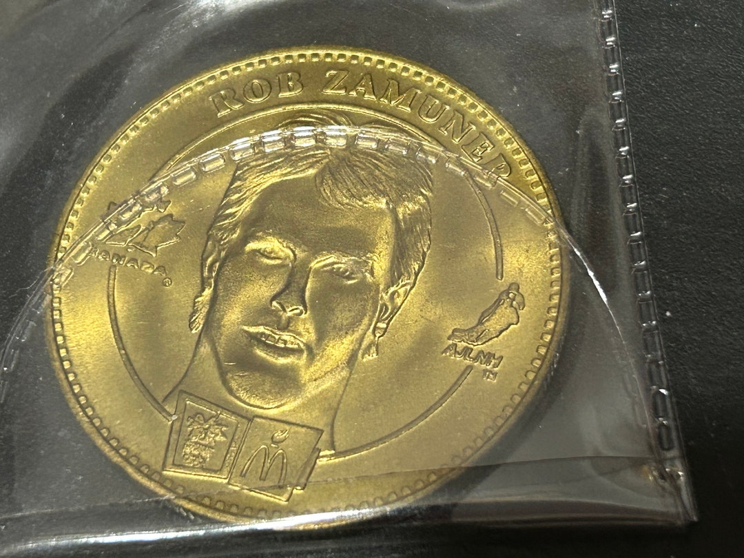 1998 Nagano Mcdonalds Olympic Hockey Coins Scott Stevens / Rob Zamuner ...