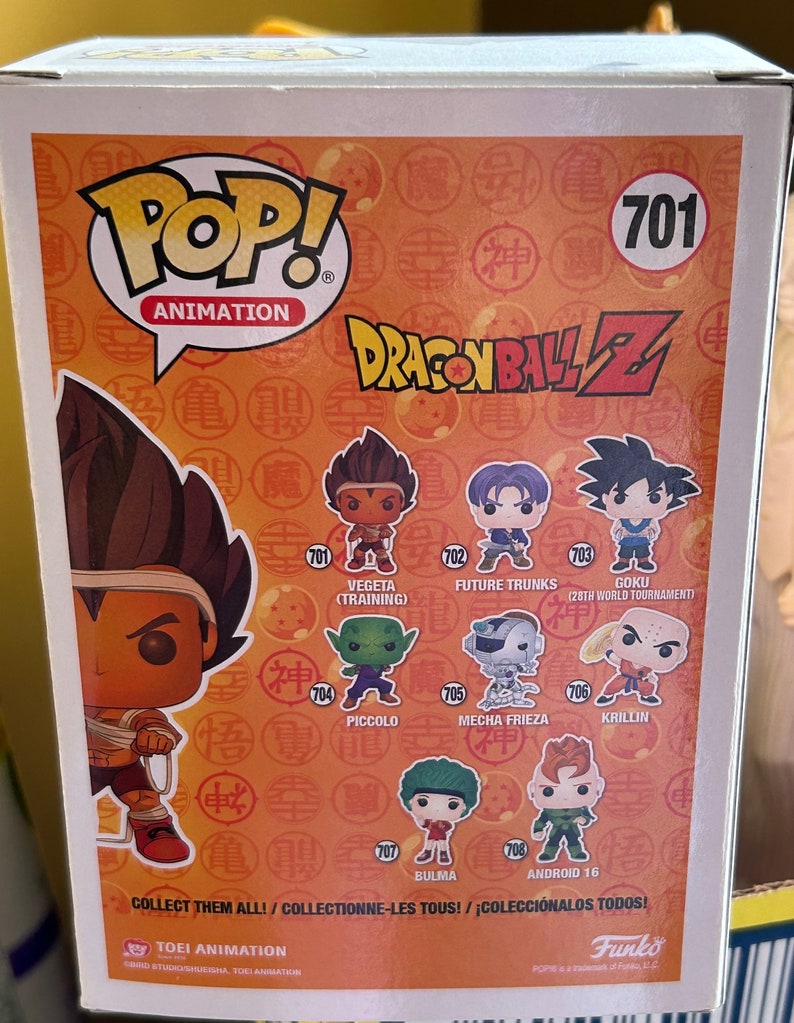 Funko Pop Animation Funko POP Dragon Ball Z: Vegeta training 701 Vinyl ...
