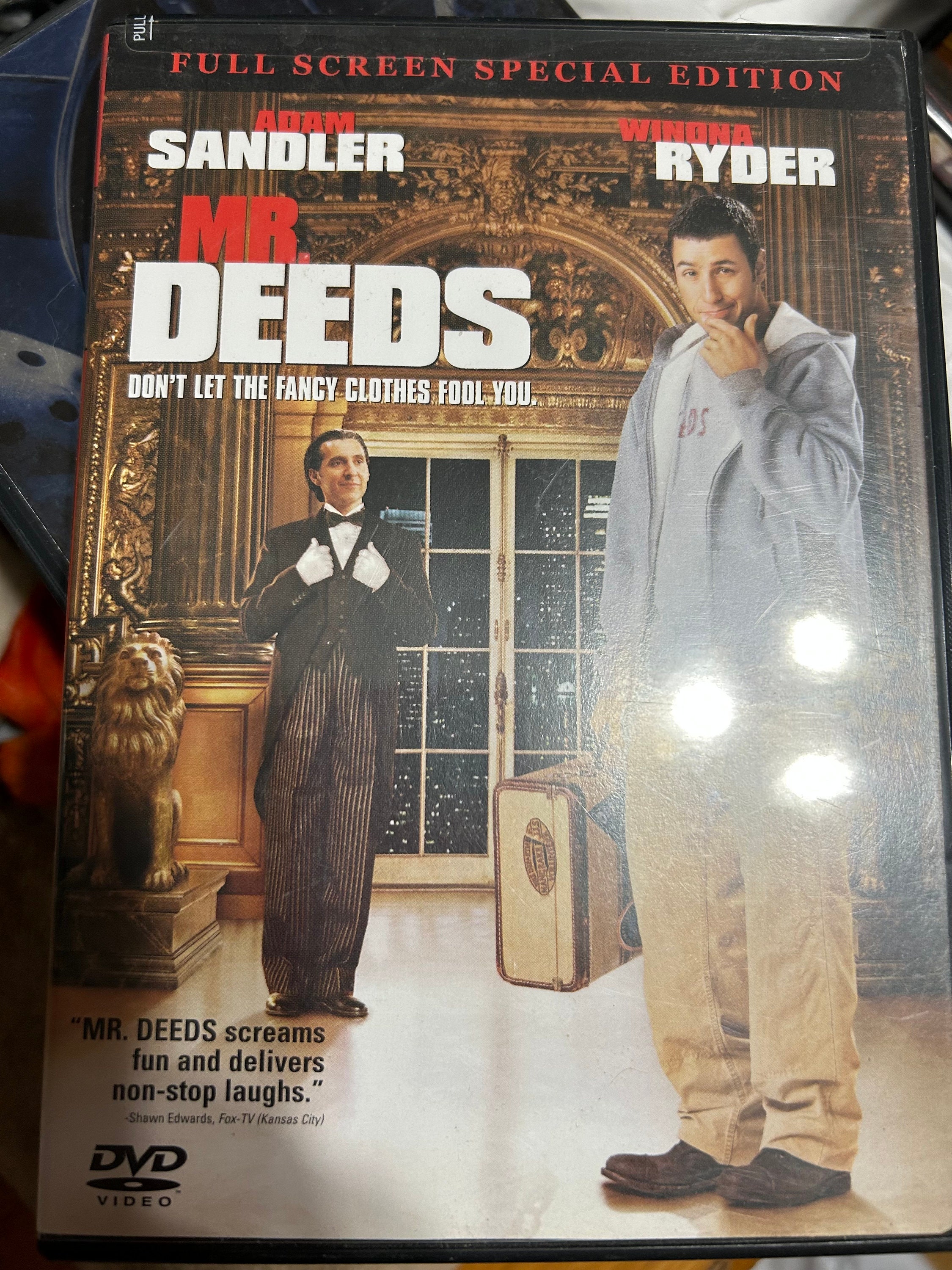 Mr Deeds Adam Sandler Wynonna Ryder DVD Movie Rated PG 13 Preowned - Etsy