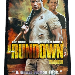 The Rundown DVD the Rock Dwayne Johnson Seann William Scott - Etsy