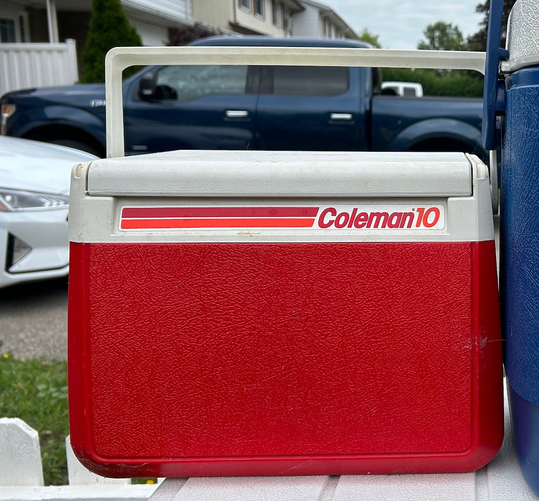 1980s Vintage Coleman Polylite Cooler Retro 1990 Vintage Coleman 10 ...