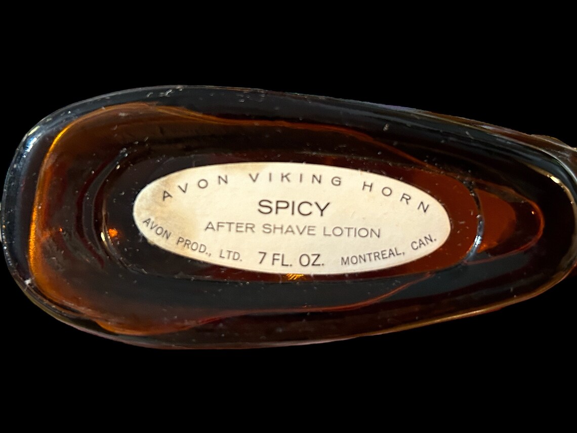 1960s Vintage Avon Viking Horn Spicy After Shave Lotion Bottle Empty - Etsy