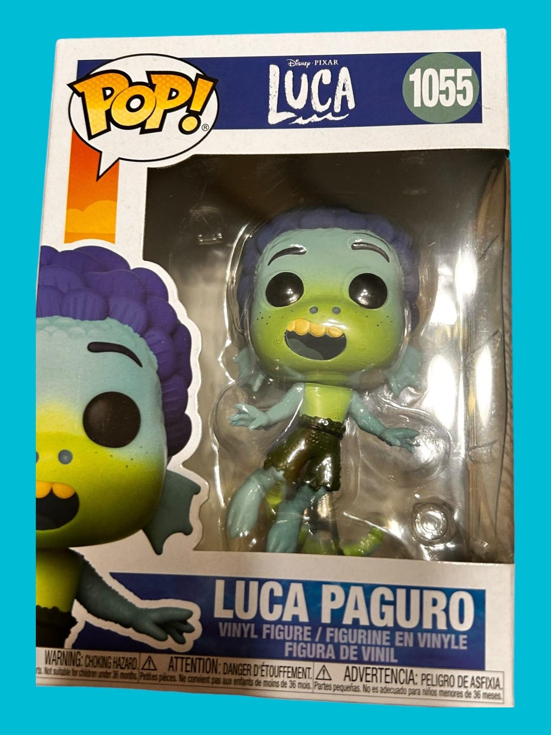Funko Pop Disney Pixar Luca Luca Paguro sea Monster 1055 Vinyl Figure ...