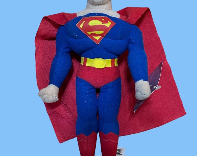 Vintage Superman 16" Doll Justice League Unlimited Stuffed Toy Plush - Etsy