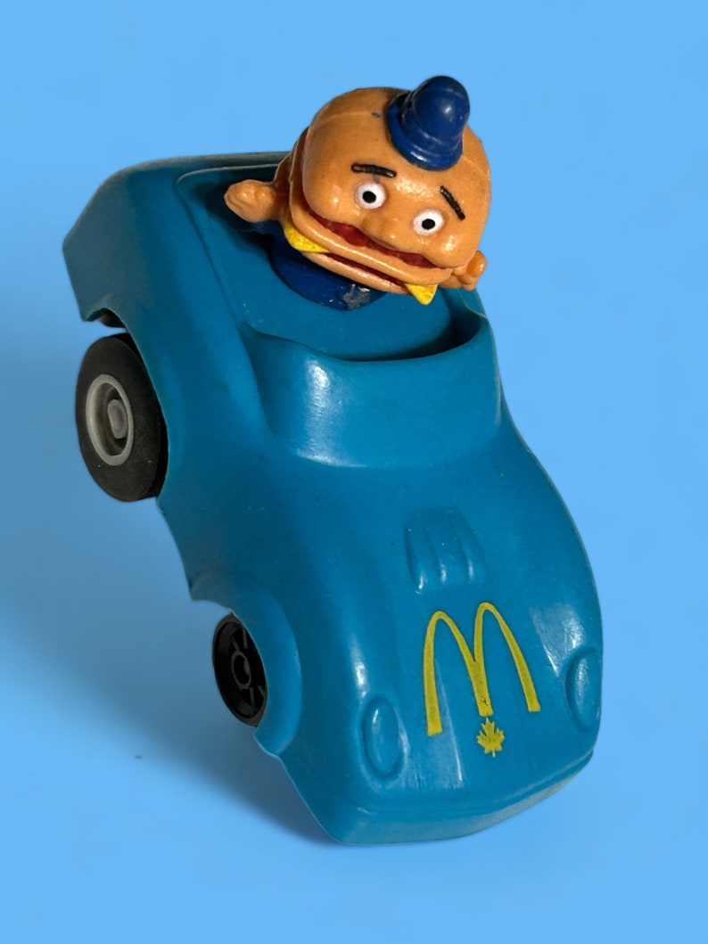 Mcdonalds Officer Big Mac In Race Car Original Gang Retro Etsy