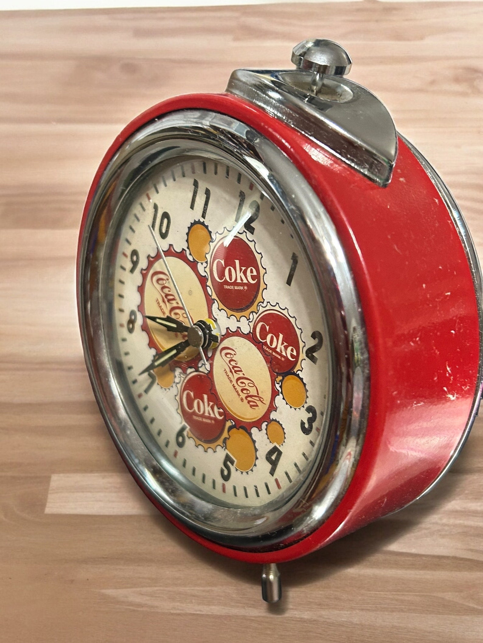 Vintage Coca-cola Bottle Cap Style Alarm Clock - Etsy