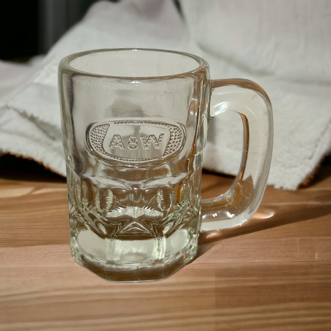 1970s and 2009 A&W Root Beer Collectible Mini Mugs Vintage Glass Mugs ...