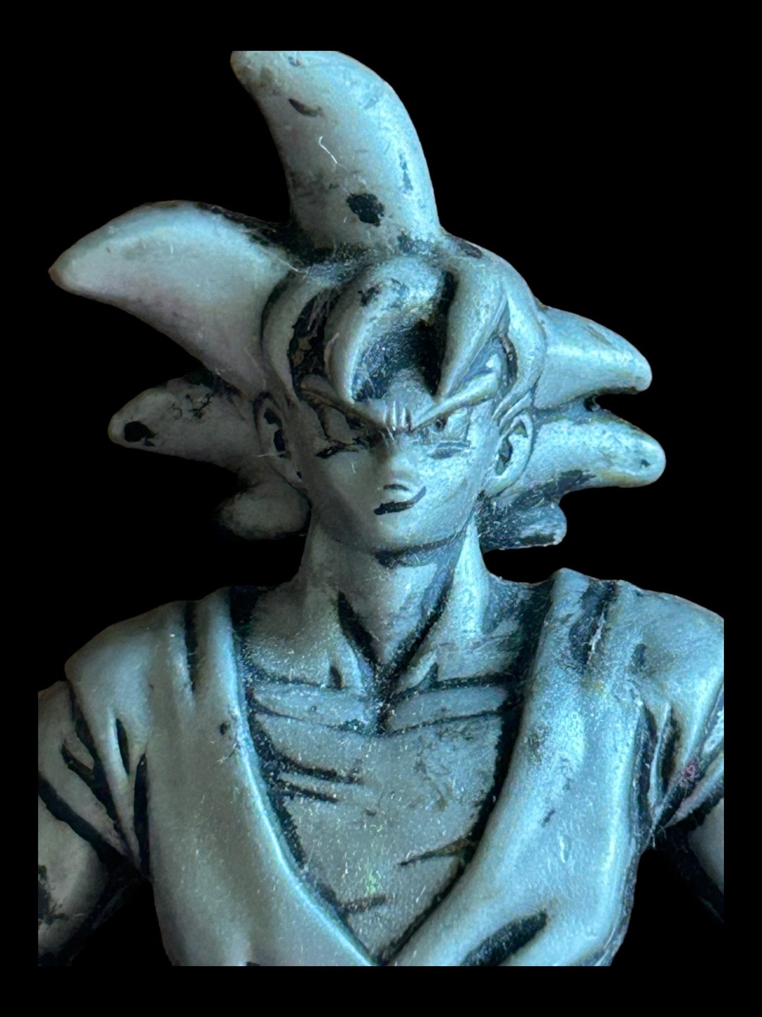 2000 Burger King Dragon Ball Z Silver Metallic Goku Action Figure Kids ...