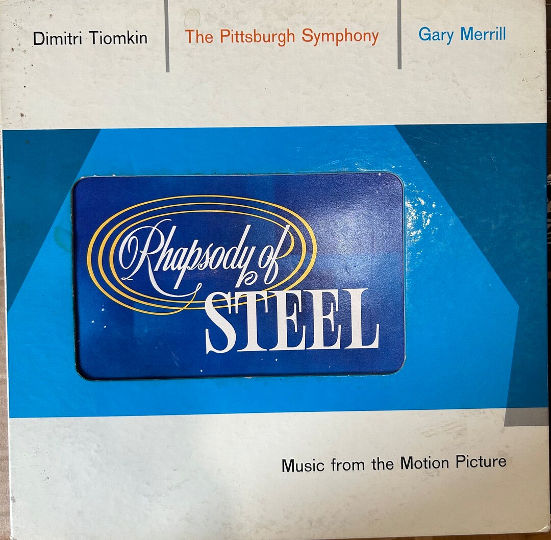 Dimitri Tiomkin – Rhapsody of Steel 1958 LP Record - Etsy