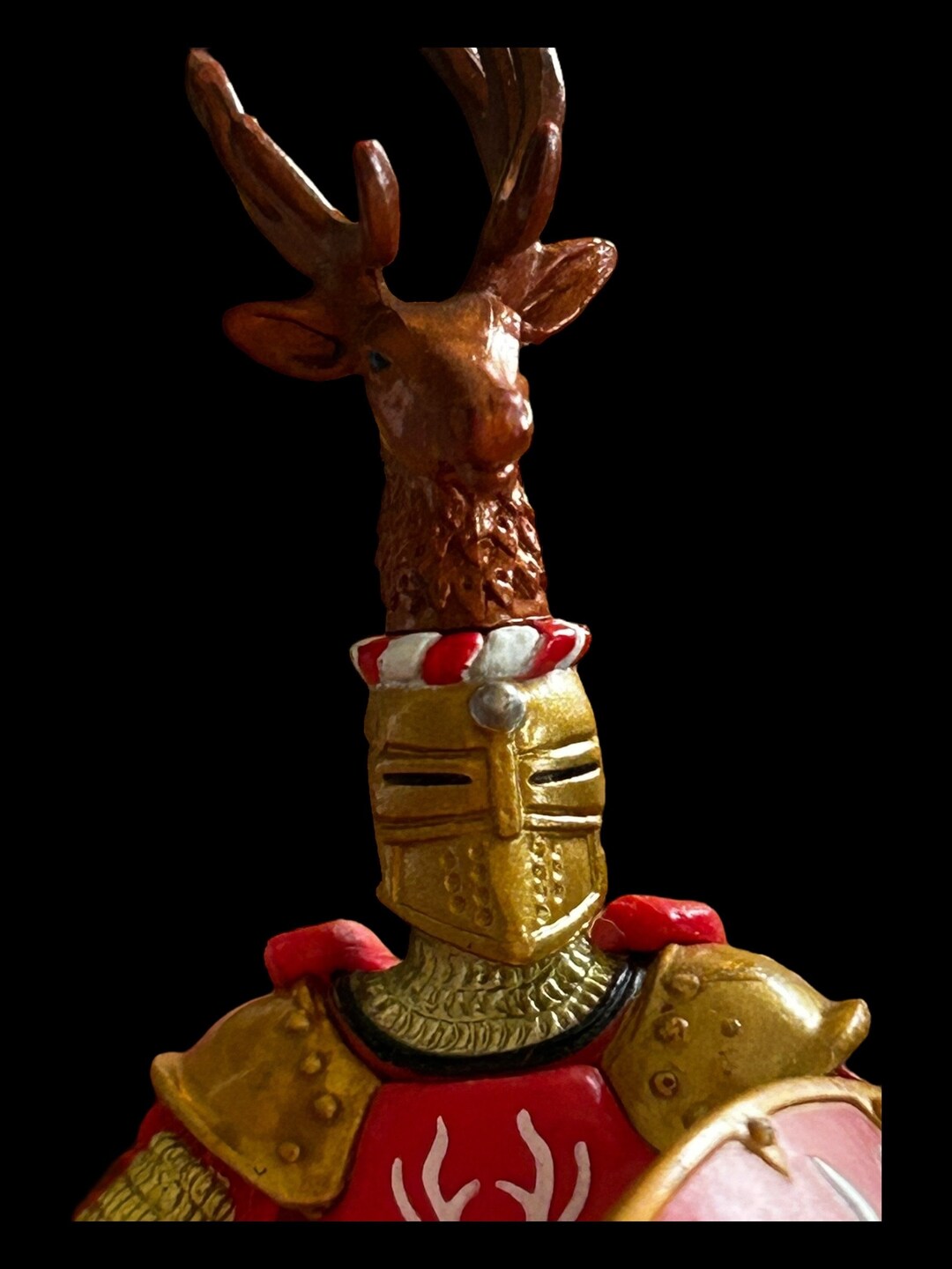 2007 Papo Knight Deer Antlers Red Medieval 4.5” Figure - Etsy