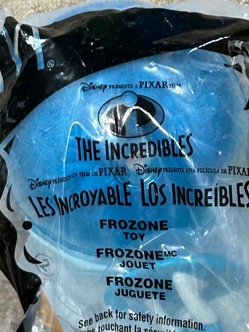 Vintage Mcdonald's Disney/pixar the Incredibles Frozone Toy 6 - Etsy
