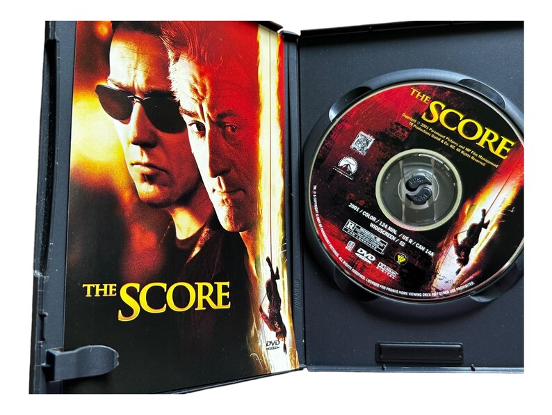 The Score 2001 DVD Widescreen Collection Robert Deniro Edward Norton - Etsy