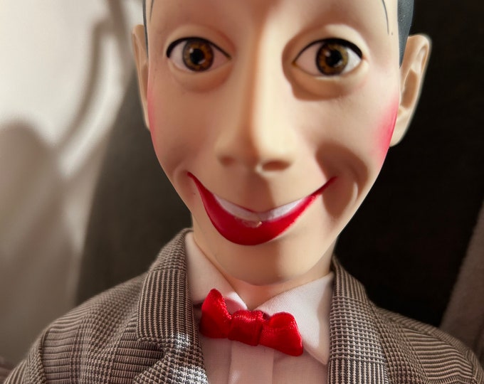 1987 Talking Pull String Peewee Herman Doll With Box - Etsy