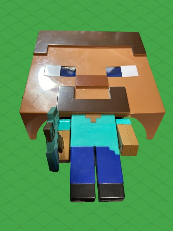 Disguise Minecraft Steve Move A Mask Buddies Hallowee… - Gem