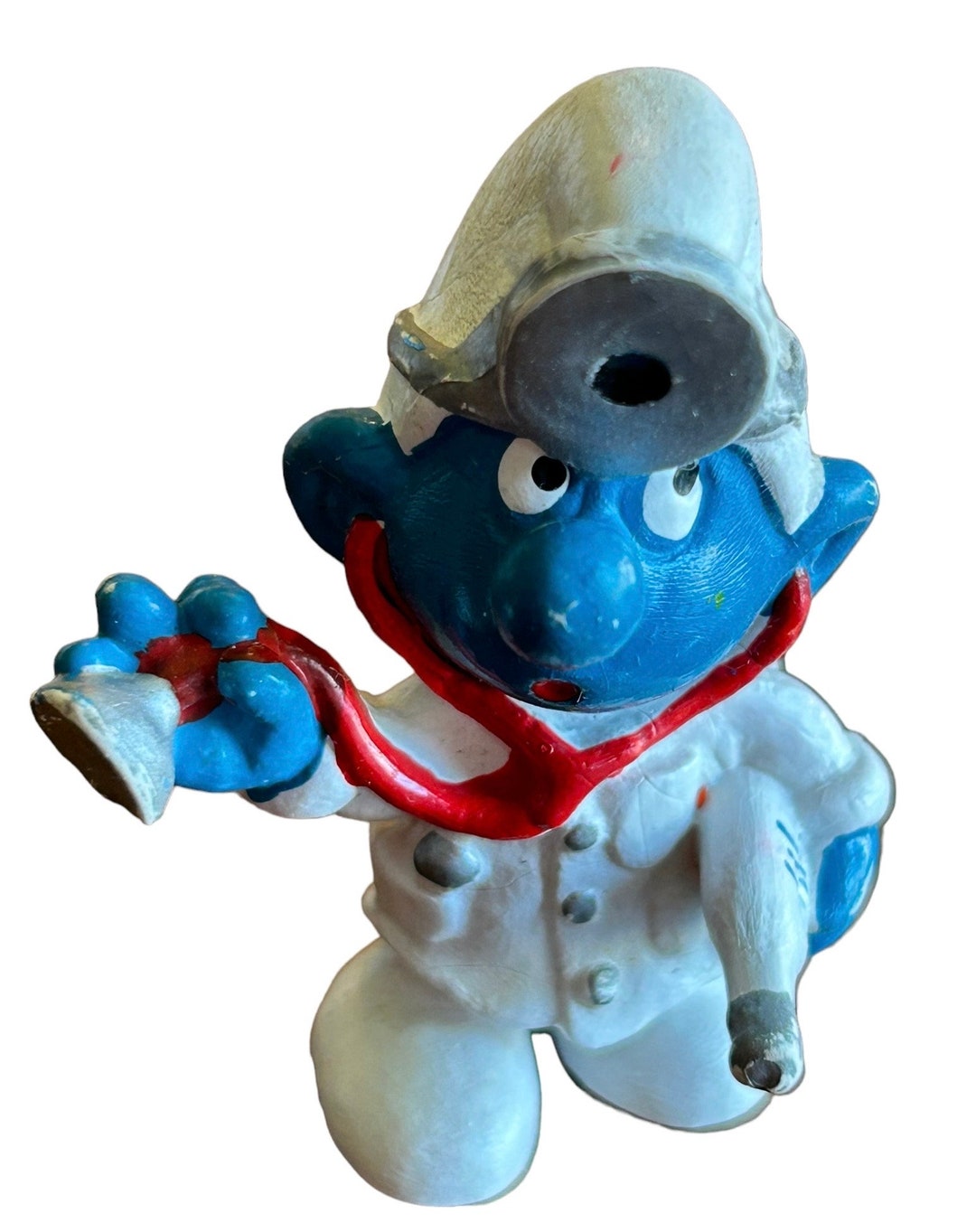 Smurfs Doctor Smurf Figurine Vintage Toy Figure 1978 Peyo - Etsy