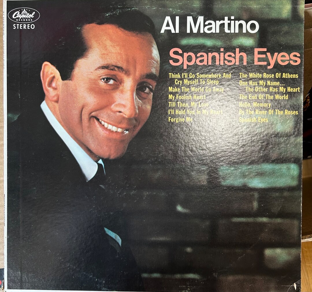 Al Martino – Spanish Eyes 1966 LP Record - Etsy