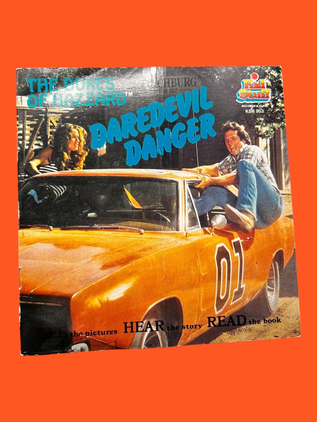 Vintage the Dukes of Hazzard 7" Vinyl & Book 1983 Kid Stuff Story See ...