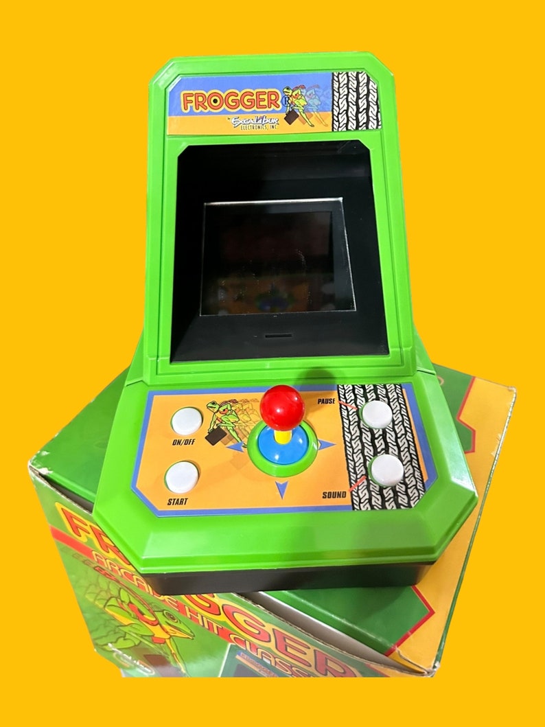 New 2005 Excalibur Frogger Electronic Tabletop Arcade Game Boxed Konami ...