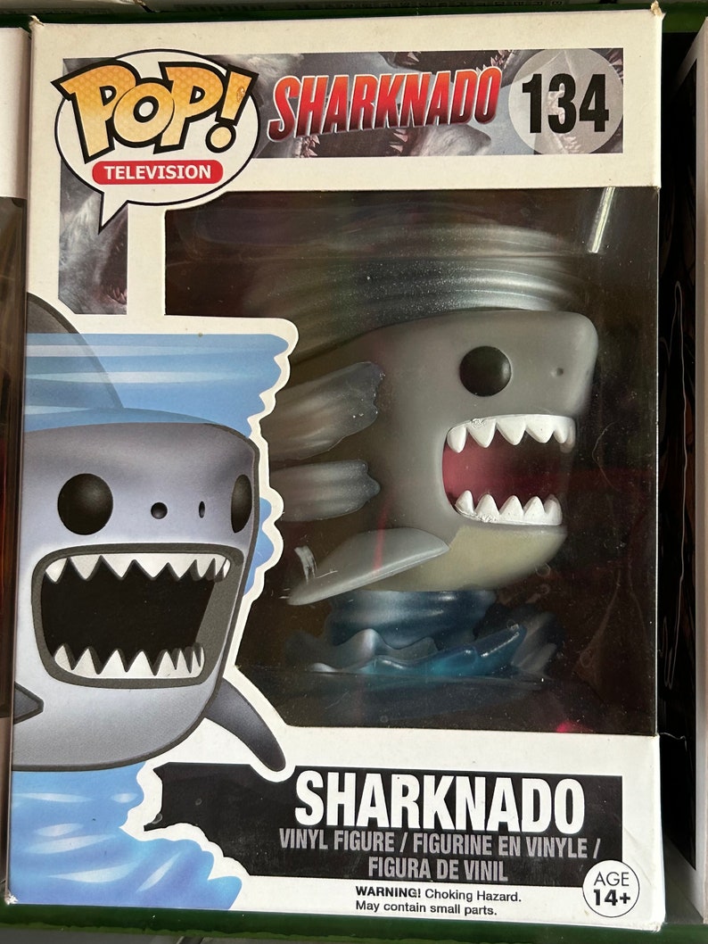 Funko POP Television Vinyl Figure SHARKNADO 134 Vaulted Rare Horror Sci ...