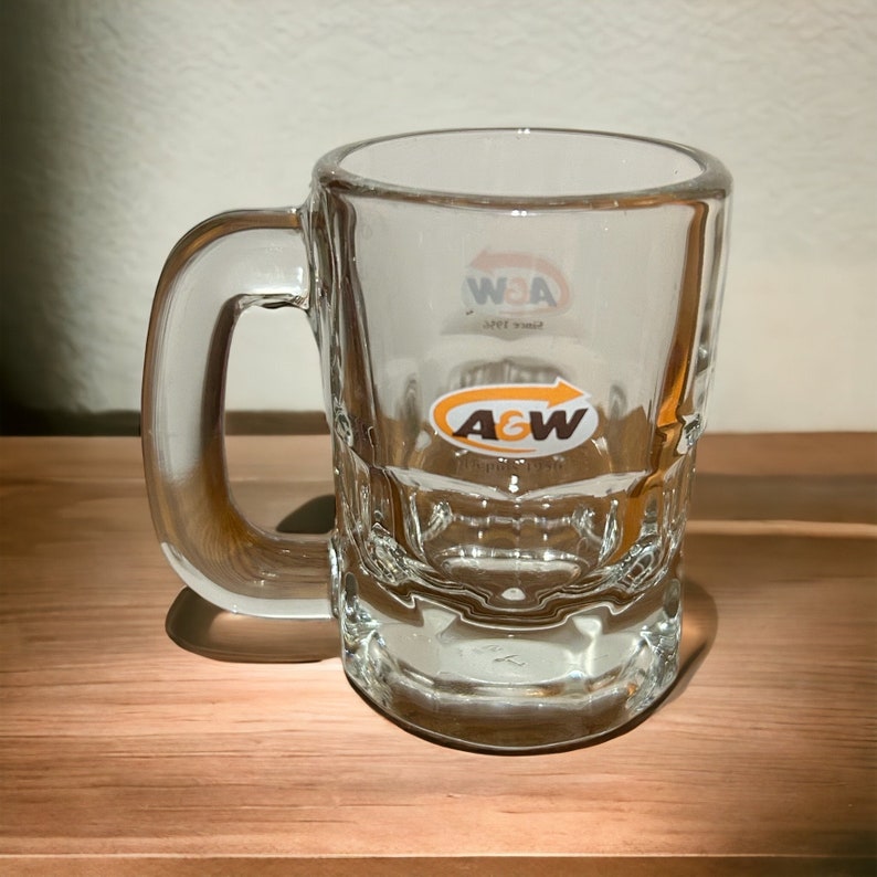 1970s and 2009 A&W Root Beer Collectible Mini Mugs Vintage Glass Mugs ...