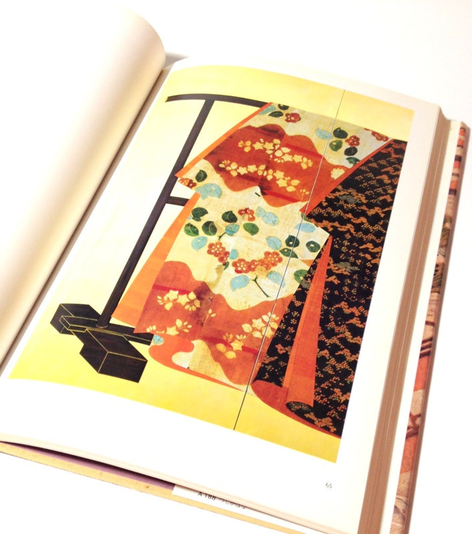Vintage Japanese Book, Collectible Hardcover Art Book, Tsujigahana ...
