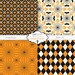 Orange and Black Halloween Digital Paper Set 16 Vintage - Etsy