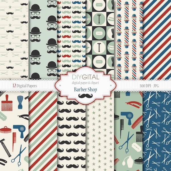 Mustache Papers - Etsy