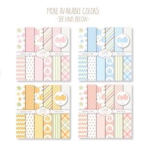 Baby Girl Pumpkin 12 Pink Digital Papers With Pumpkins - Etsy