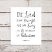 Printable Wall Art Christian Quote the Lord is My Strength - Etsy