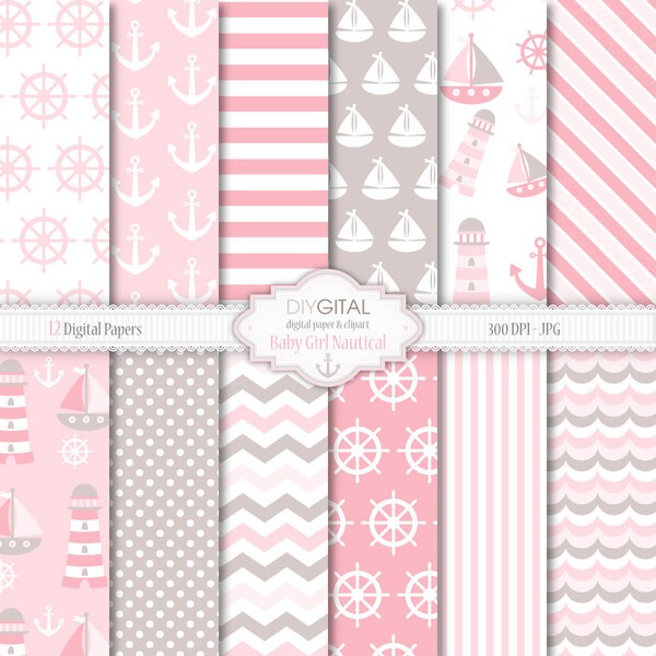 Baby Girl Nautical - Etsy