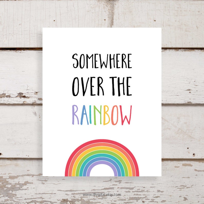 Somewhere Over The Rainbow Printable - Printable Word Searches