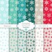 Black and Gold Christmas Digital Papers With Christmas - Etsy