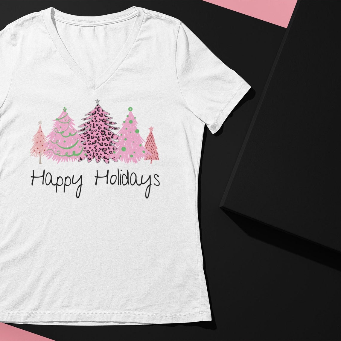 Pink Trees, Pink Pine Trees, Christmas Pine Trees, Christmas Pink Pine ...