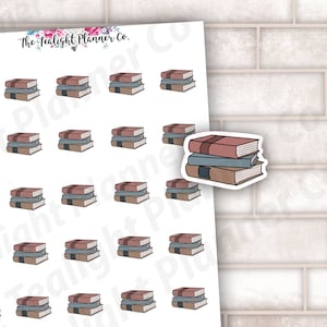 Books Planner Sticker, Reading Sticker, Book Sticker, Homeschool ...