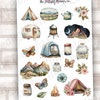 Beach Journal Sticker Kit, Beach Stickers for Journaling, Summer ...