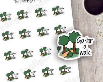 Sticker Go for A Walk - Etsy